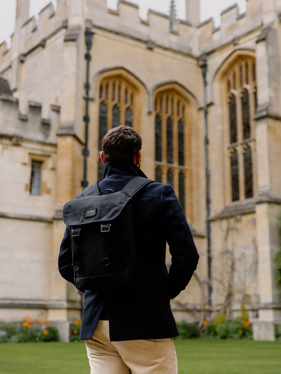 Arkaig Backpack – Waxed Canvas Minimalist Daypack – Trakke