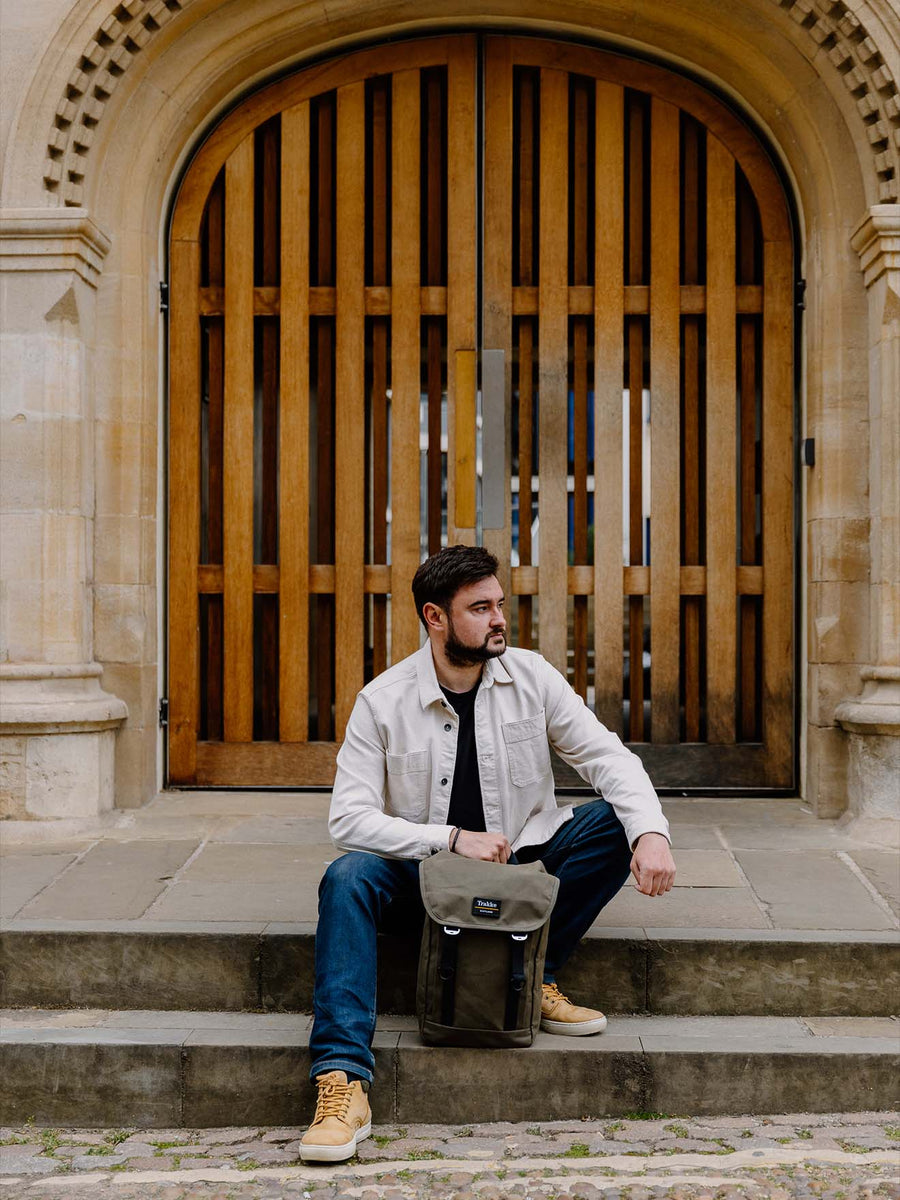 Arkaig Backpack – Waxed Canvas Minimalist Daypack – Trakke