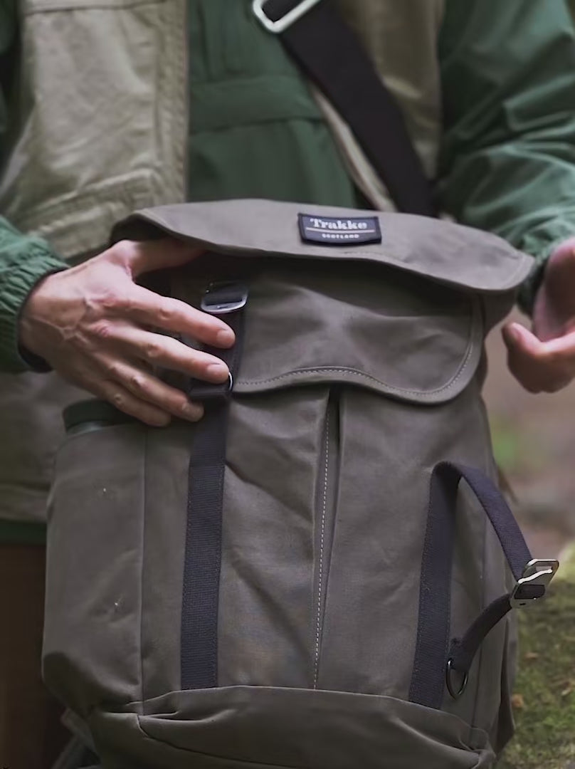 Waxed Canvas Backpacks - Handmade in Scotland - Trakke